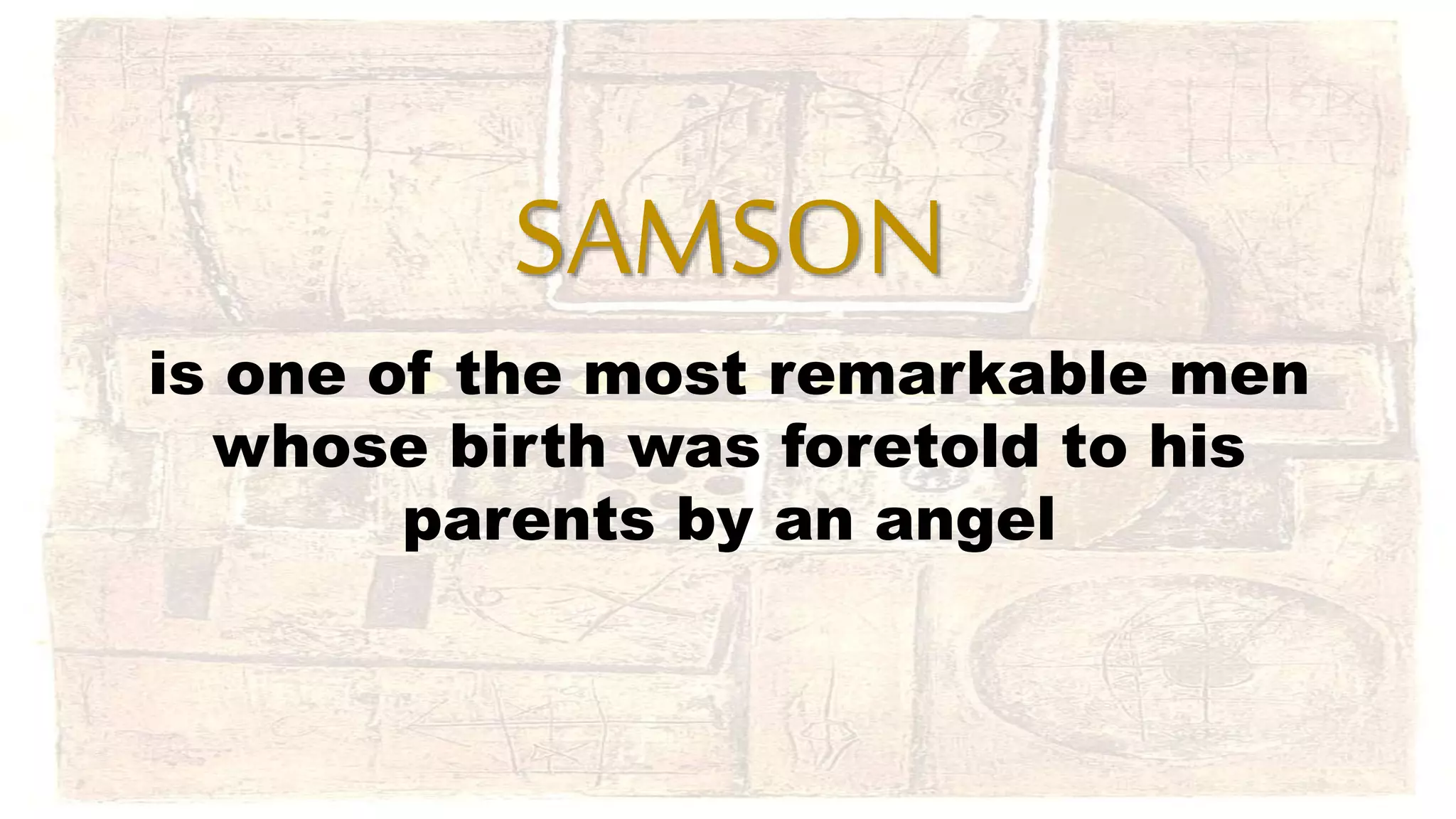 Samson, a man of our times | PDF