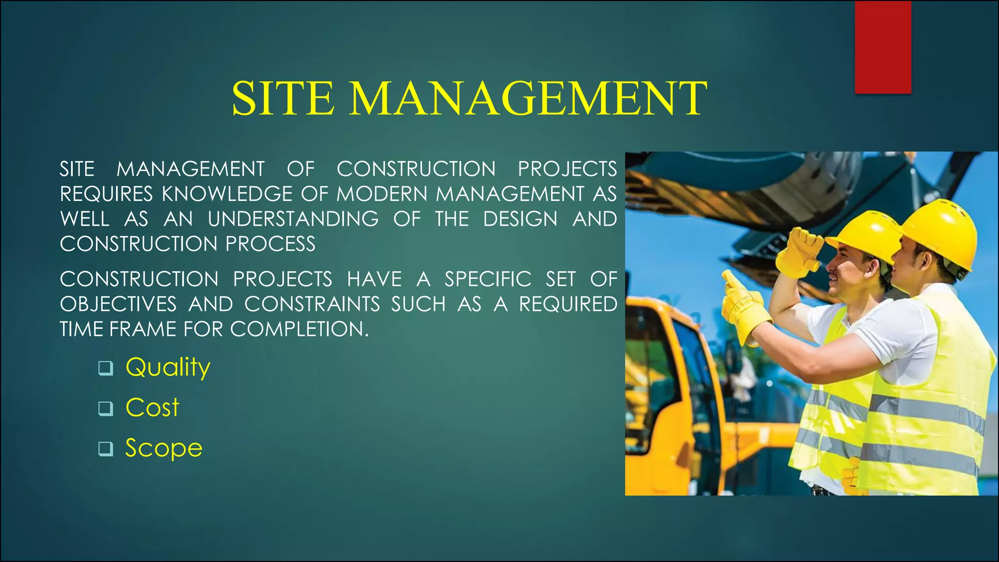 Site organization in Construction | PDF