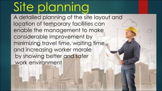 Site organization in Construction | PDF