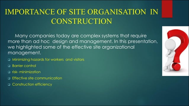 Site organization in Construction | PDF