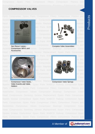 Samson International Marketing Agency, Pune, Compressors Parts | PDF