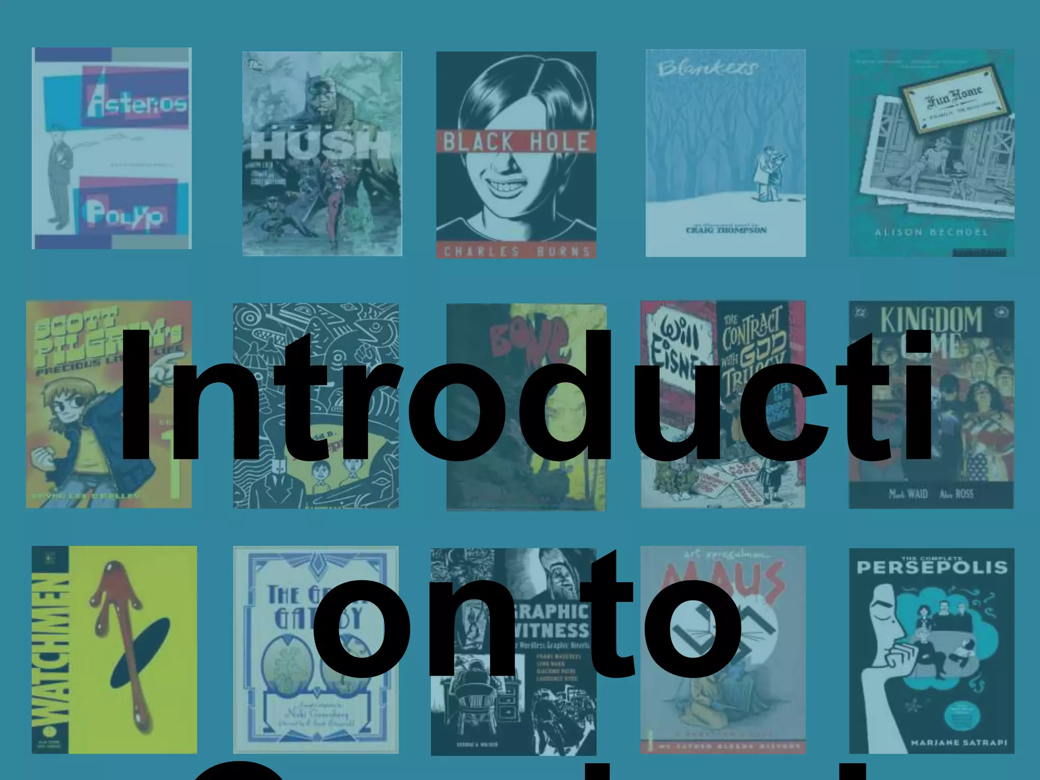 Intro to Comic - Pt 1 | PPTX