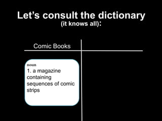 Intro to Comic - Pt 1 | PPTX