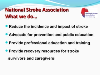 Sam stroke community_presentation_guide | PPT