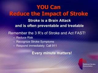 Stroke Community Presentation Guide[1] | PPT
