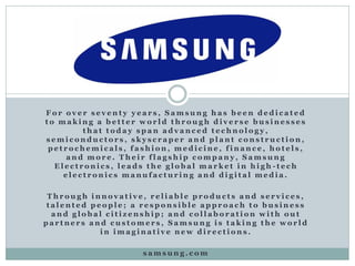 Samsung Marketing Department