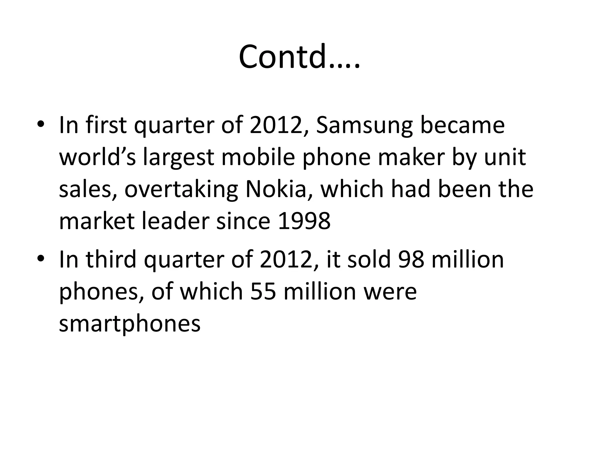 Samsung Company Presentation | PPTX