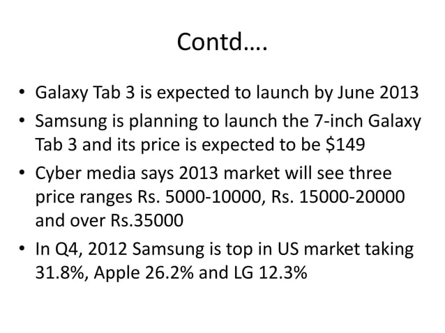 Samsung Company Presentation | PPTX