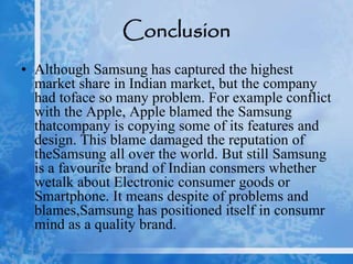 Samsung Electronics: A Case Study | PPTX