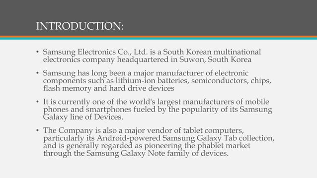Marketing strategies of Samsung | PPTX | Smartphones | Consumer Electronics