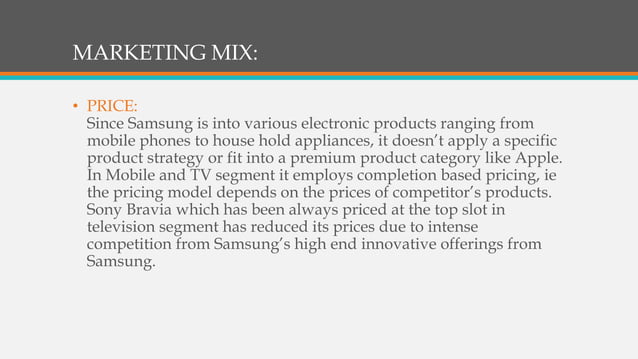 Marketing strategies of Samsung | PPTX | Smartphones | Consumer Electronics
