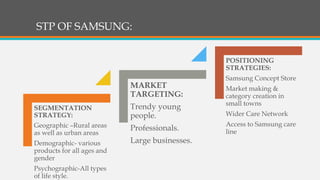 Marketing strategies of Samsung | PPTX