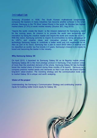 Samsung Brand Communication -Case Study Analysis | DOCX