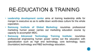 Samsung- training in human resource management | PPTX