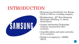 Samsung- training in human resource management | PPTX
