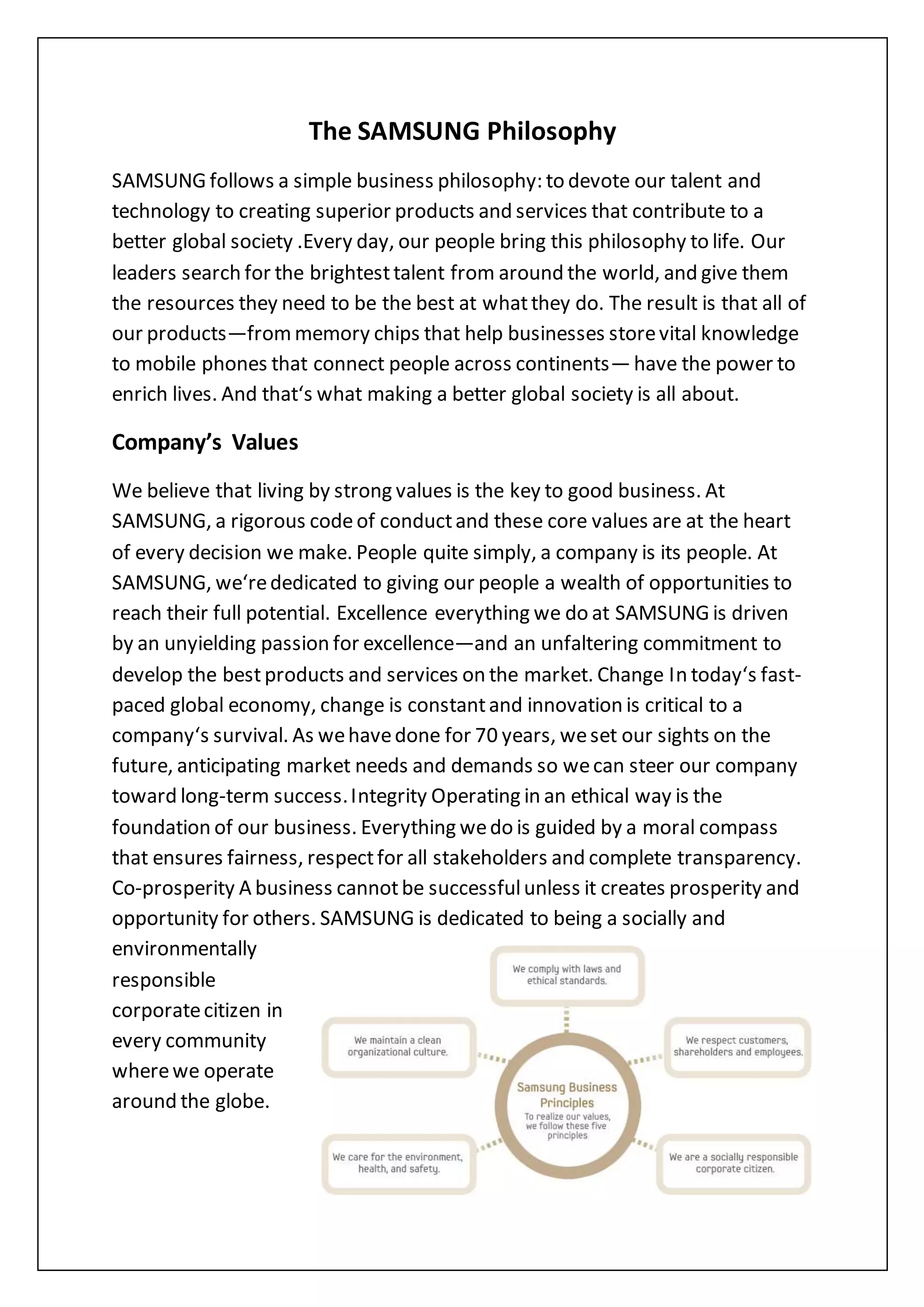 marketing strategy of samsung in india(BBA project) | DOCX