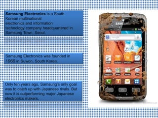 Samsung capturing the market | PPT