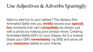Samsung Mobile Content Strategy Sample | PPT