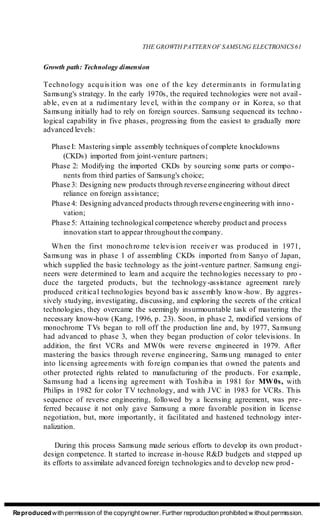 Samsung Growth Pattern | DOC