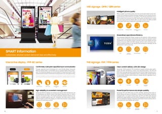 Samsung Retail Display Solutions | PDF