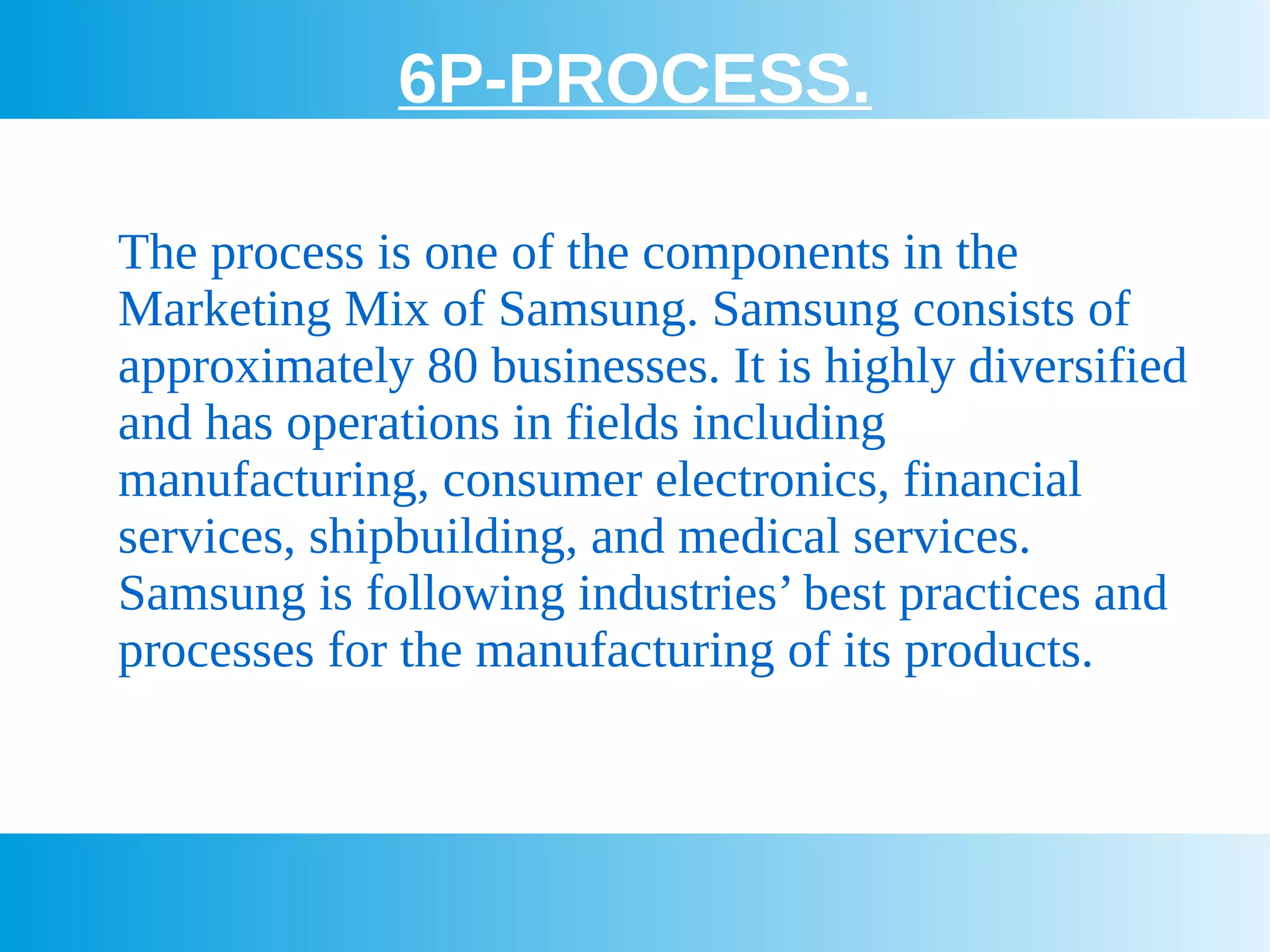 Samsung 7p's marketing mix. | PDF