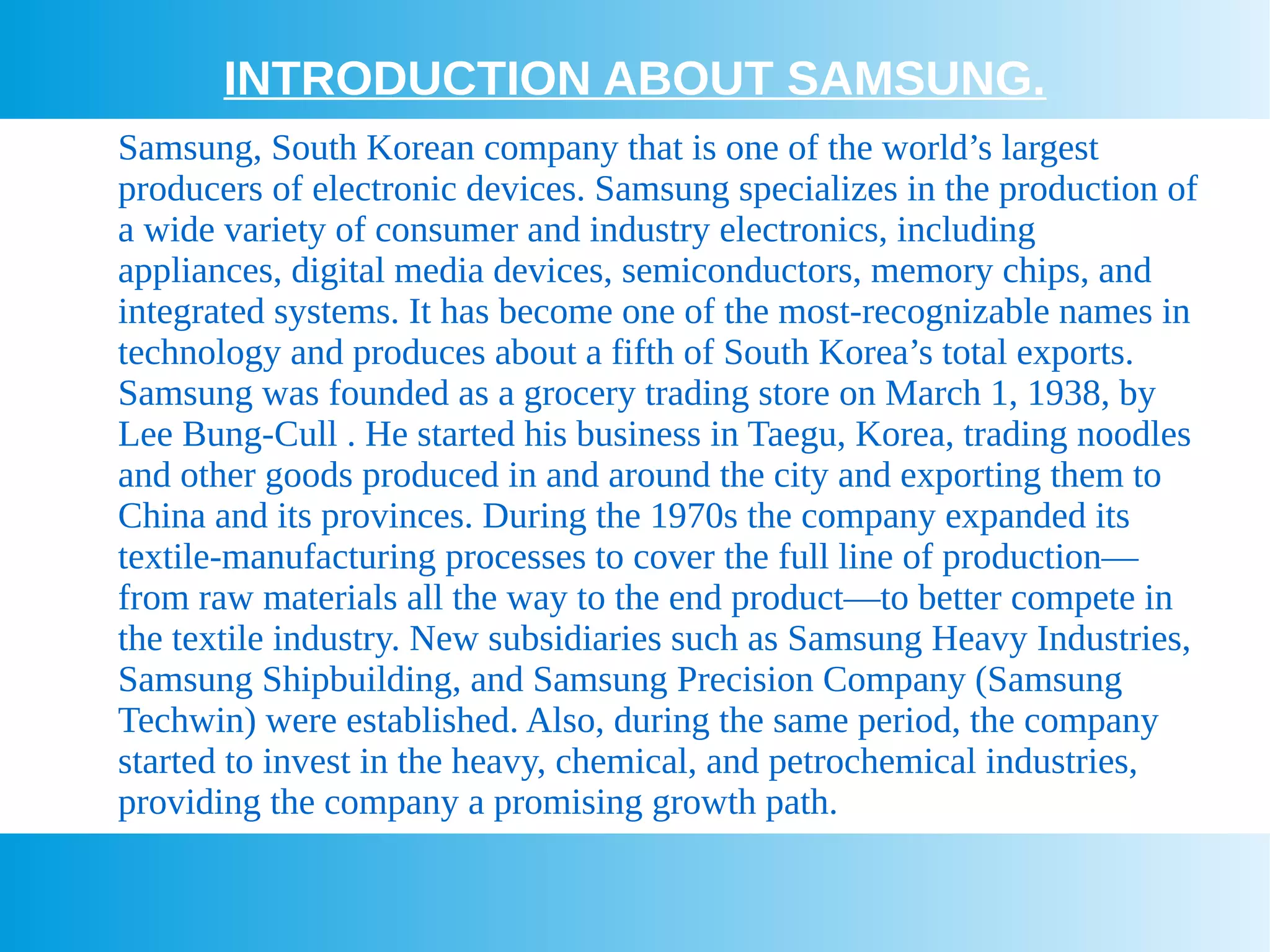 Samsung 7p's marketing mix. | PDF