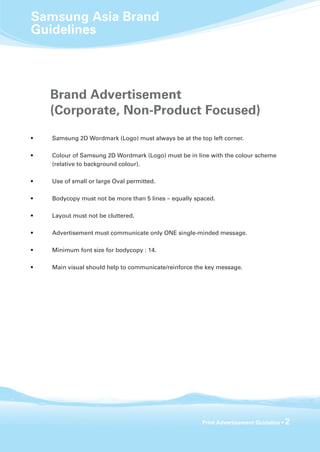 Samsung Asia brand guidelines 10 feb04 | PDF