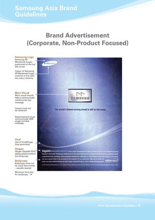 Samsung Asia brand guidelines 10 feb04 | PDF