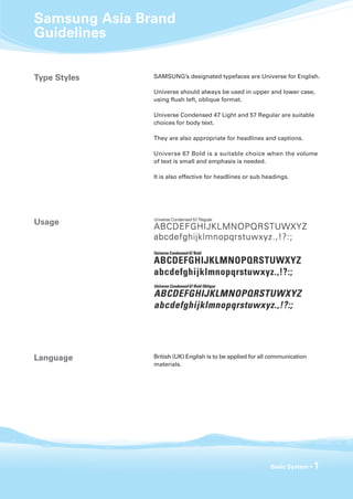 Samsung Asia brand guidelines 10 feb04 | PDF