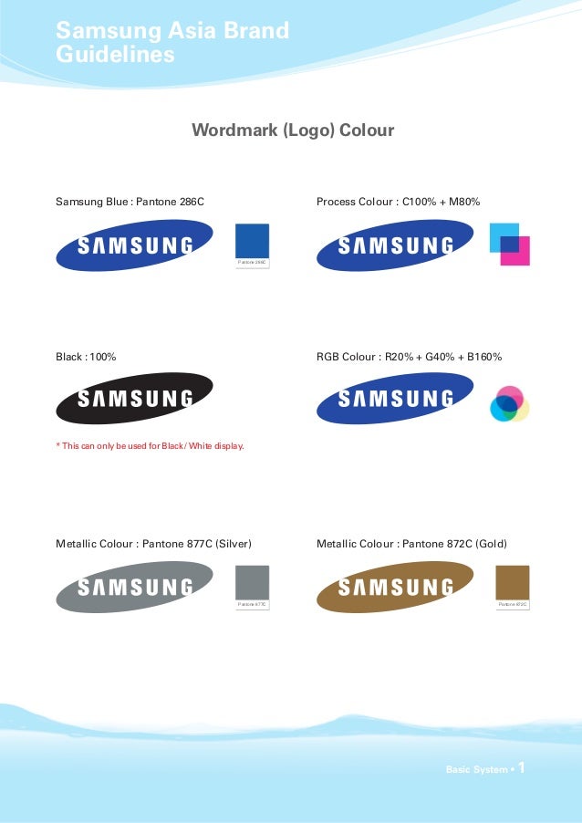 Samsung Asia brand guidelines 10 feb04