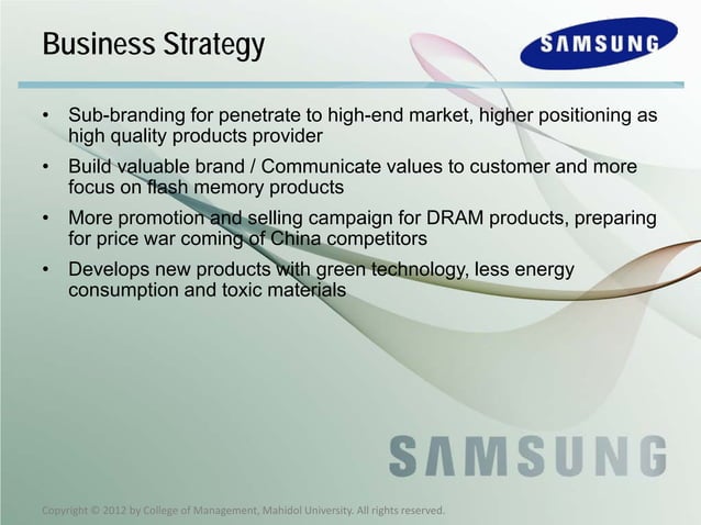 Samsung Electronics Case Study | PDF