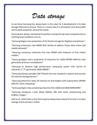 Samsung company in information technology | PDF