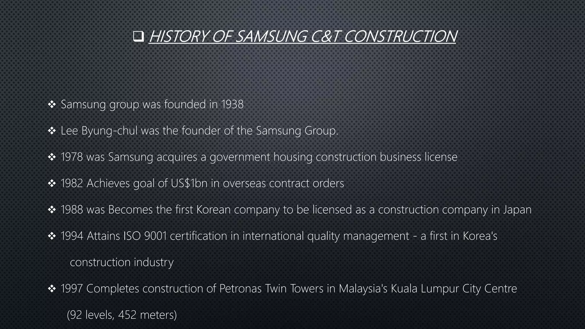 Samsung constructions | PPTX