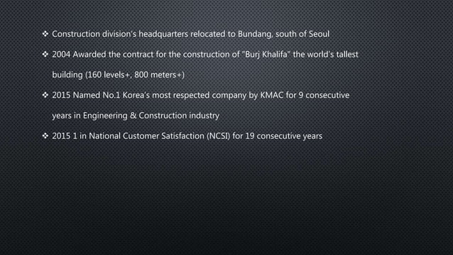 Samsung constructions | PPTX