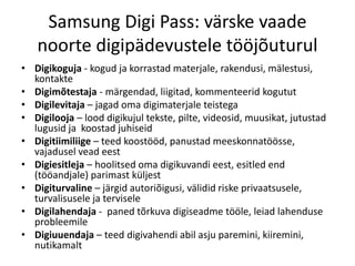 Samsung Digi Pass - e-portfoolio | PPT