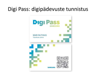 Samsung Digi Pass - e-portfoolio | PPT