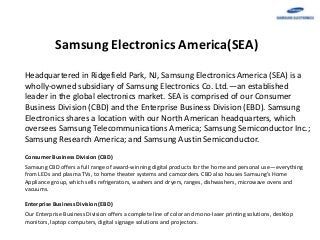 Samsung Electronics US location | PPTX