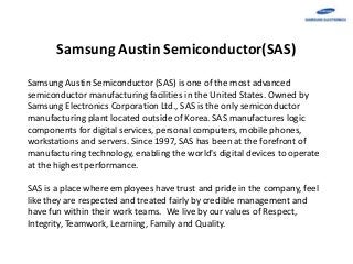 Samsung Electronics US location | PPTX