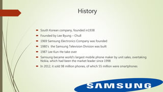 Samsung electronics | PPTX