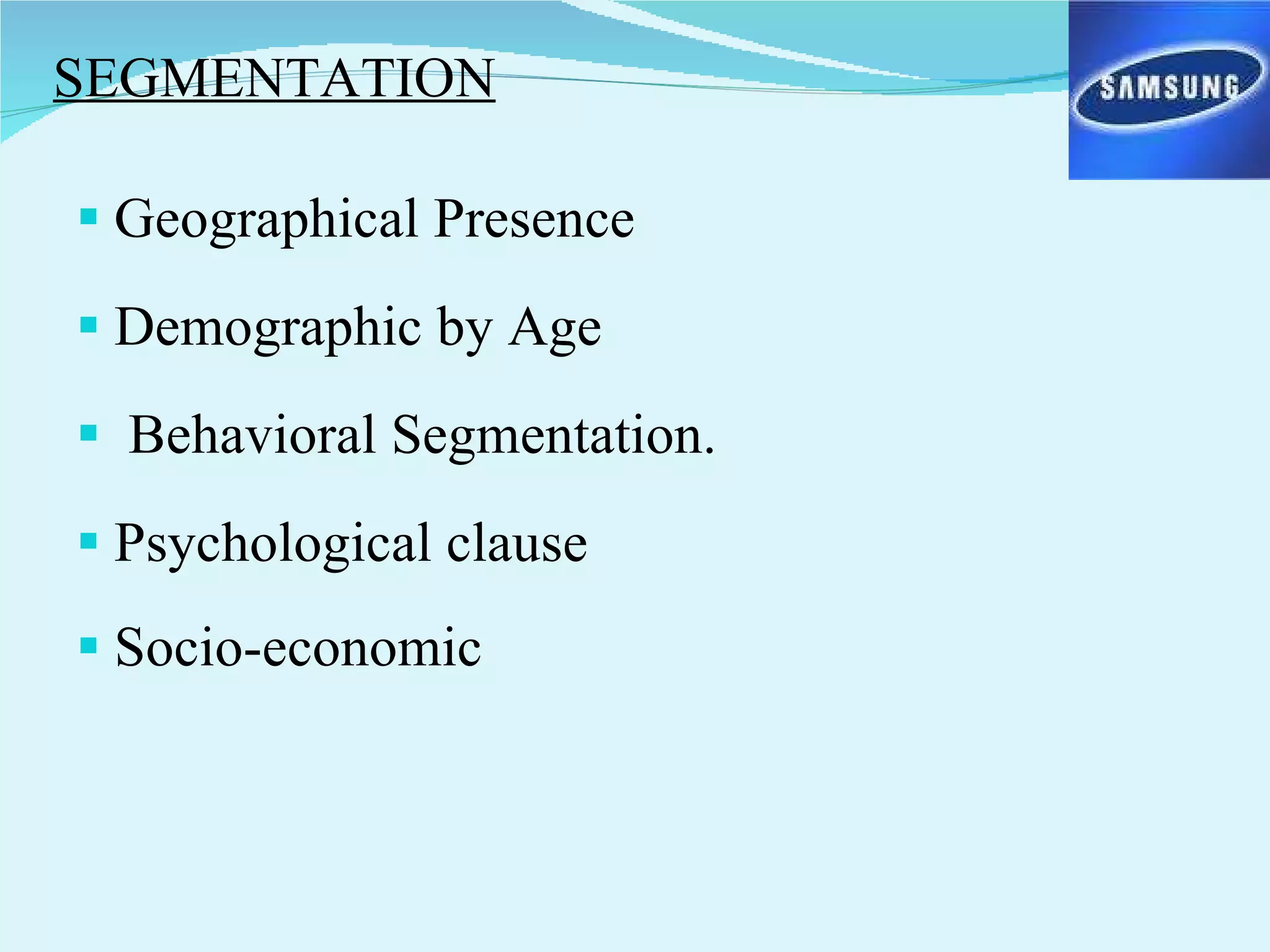 Samsung mobile ppt | PPT