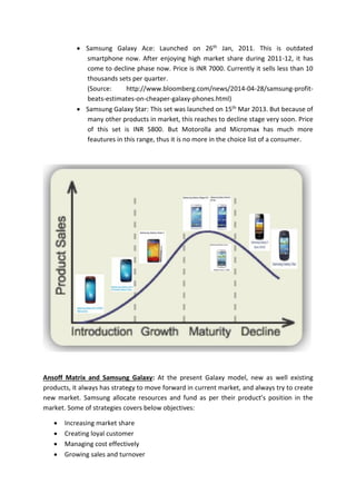 Samsung galaxy marketing document | PDF