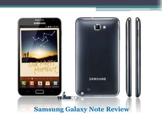 Samsung galaxy note | PPTX