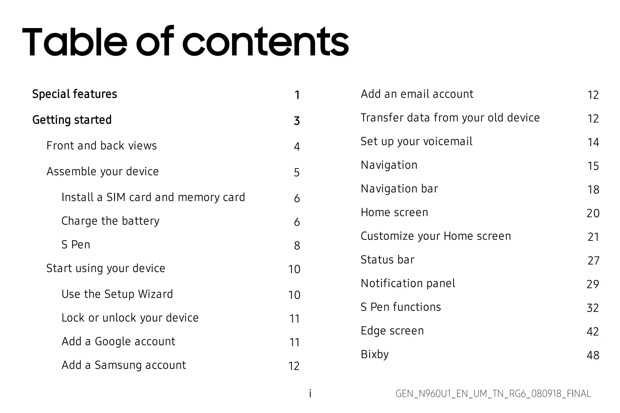 Samsung Galaxy Note 9 Manual / User Guide | PPT