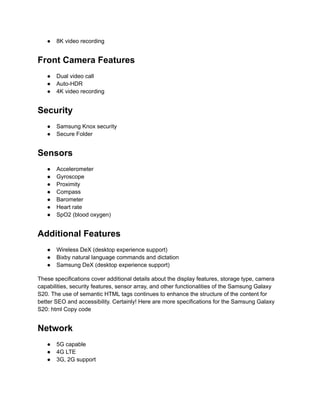 Samsung Galaxy S20 Specifications.pdf