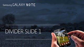 Samsung Galaxy PPT Template | PDF
