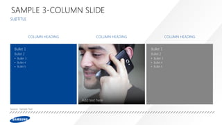 Samsung Galaxy PPT Template | PDF