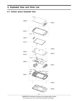 Samsung gt s5570 galaxy mini 04 exploded view and parts list | PDF