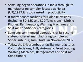 Samsung india | PPTX