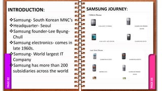 Samsung Smartphone Marketing ppt | PPTX