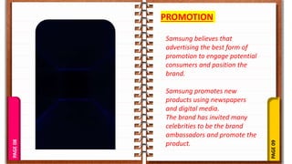 Samsung Smartphone Marketing ppt | PPTX